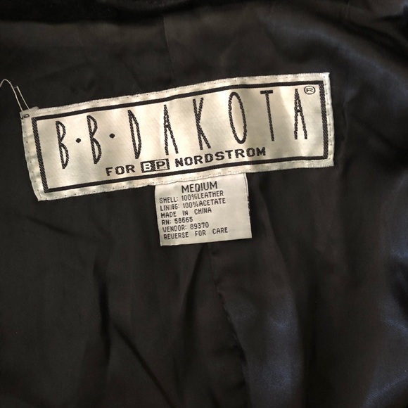 BB Dakota | Jackets & Coats | Vintage Bb Dakota Size M 0 Leather | Poshmark